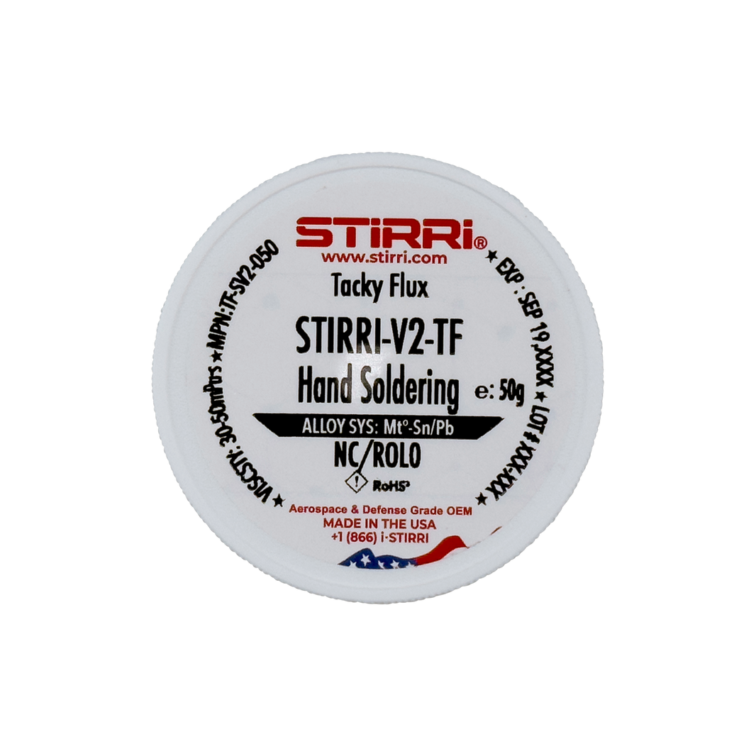 Paste Flux classification: ROL0 – STIRRI® Aerospace & Defense Grade OEM