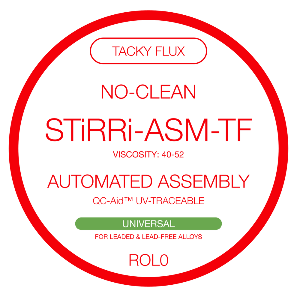 ASM-TF universal no-clean tacky soldering flux for automated assembly ...